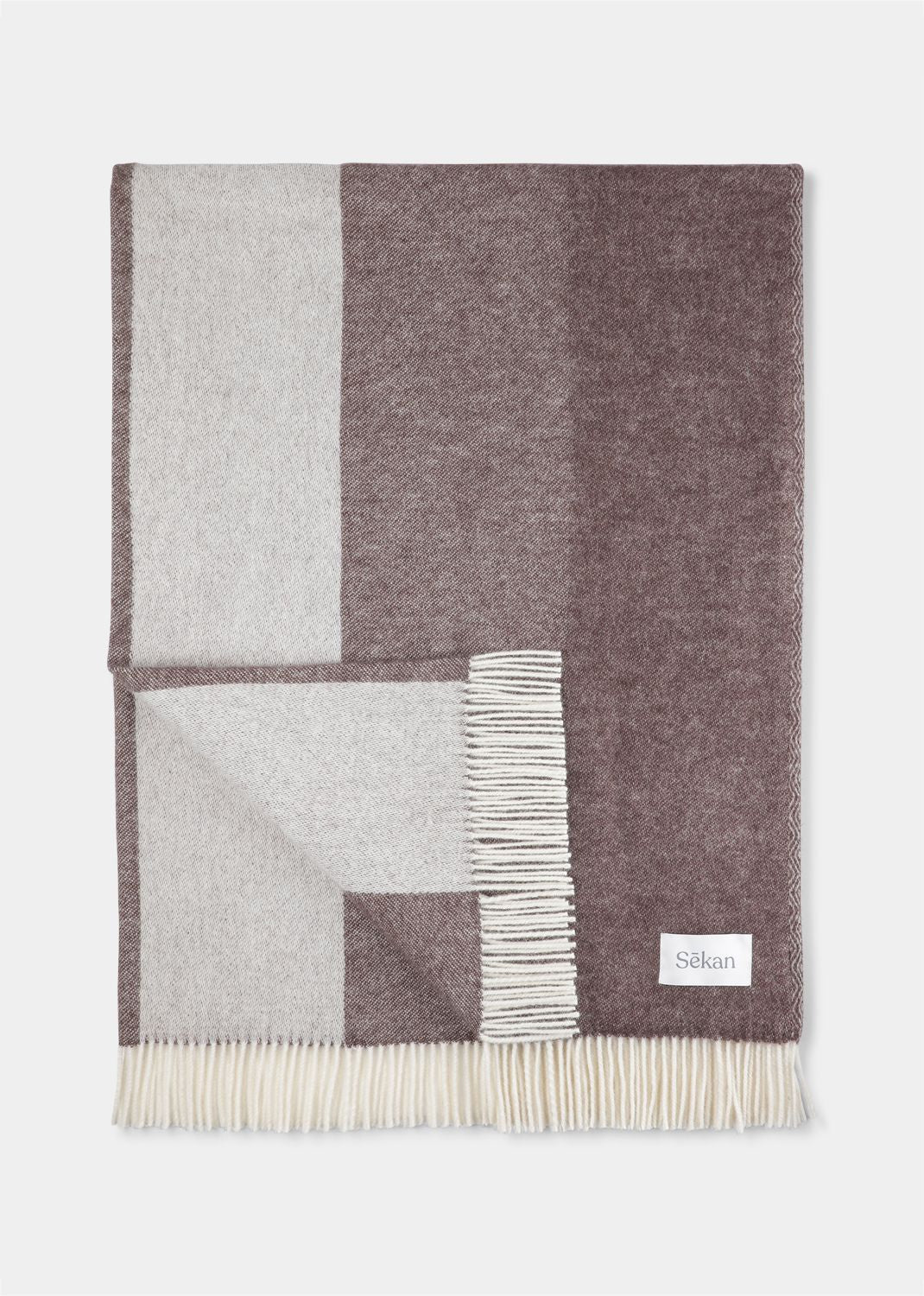 Wool Plaid - Dark Brown | Sekan Studio